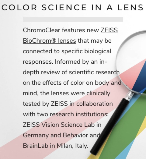 CHROMOCLEAR - SPECS OPTICAL